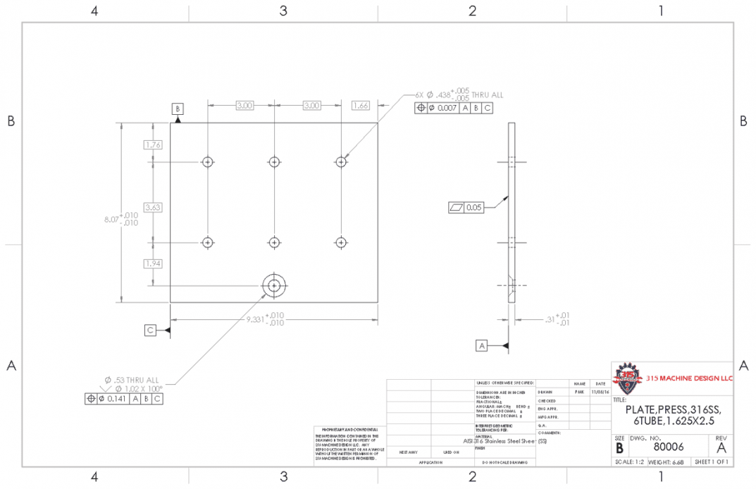 Machine Design Services | 315 Machine Design LLC